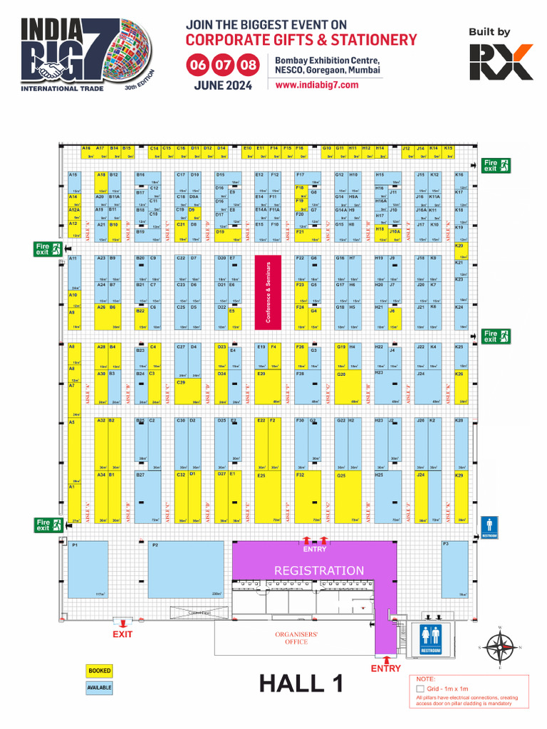 Ib7 2024 - Updated Layout Plan - Marked | PDF