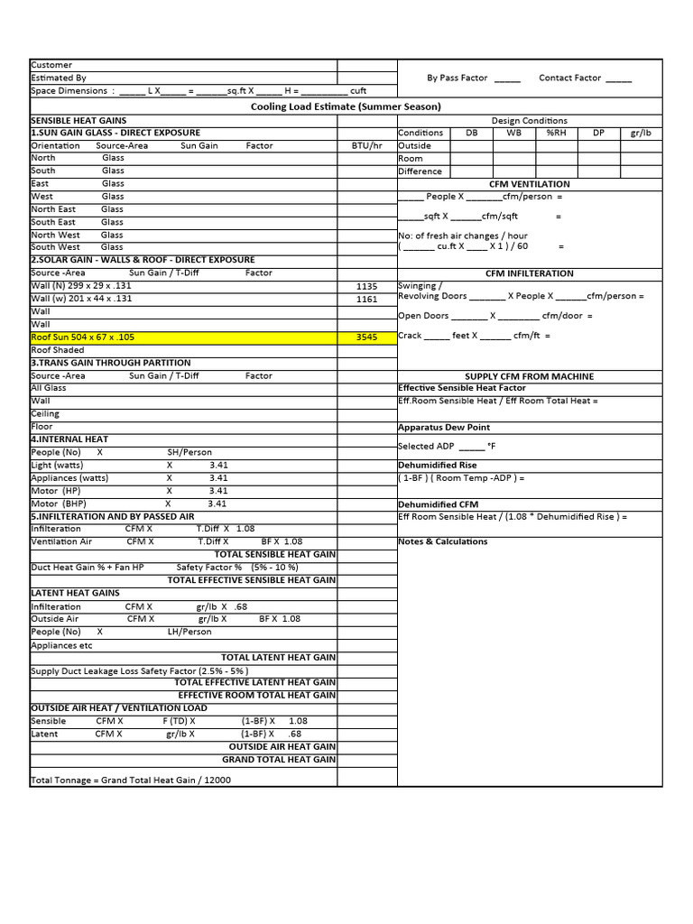 E20 Sheet | PDF | Ventilation (Architecture) | Engineering Thermodynamics
