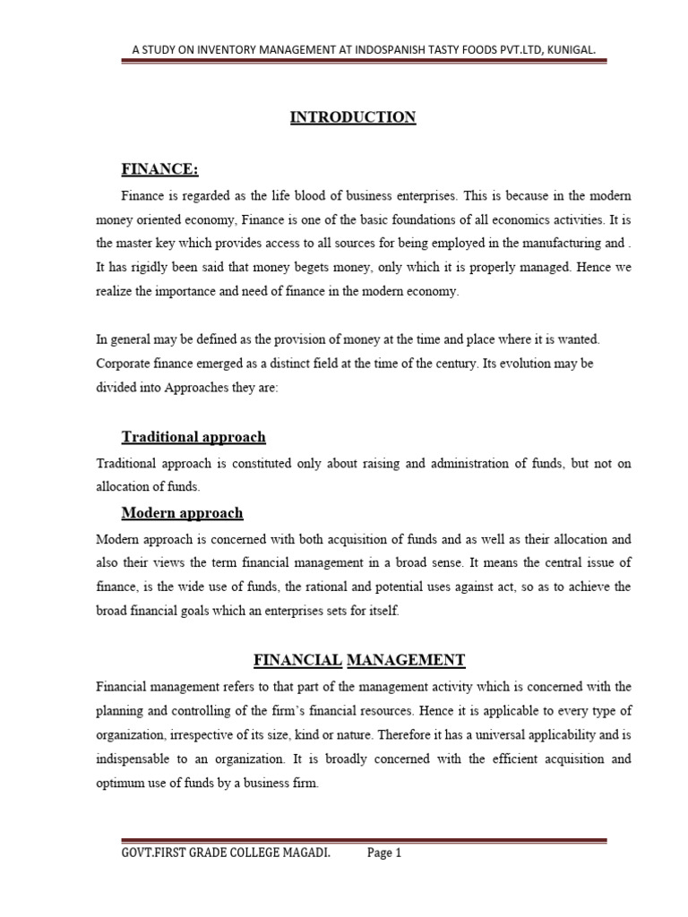 Uma Project | PDF | Inventory | Lean Manufacturing