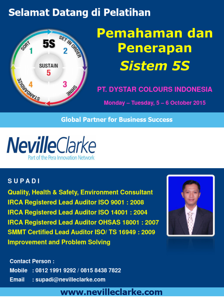 Pelatihan Penerapan Sistem 5S | PDF
