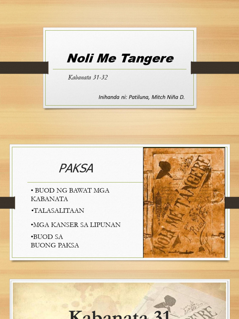 Patiluna (KABANATA 31-32) | PDF