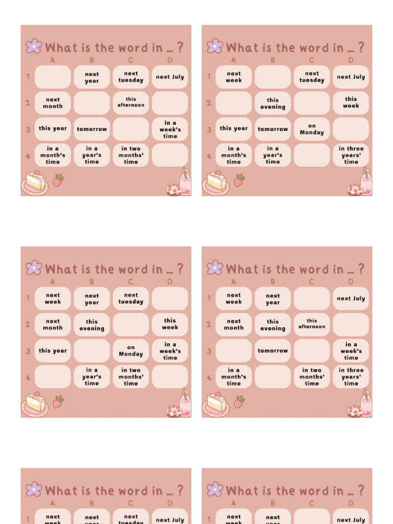Unit 7 Future Time Expressions | PDF