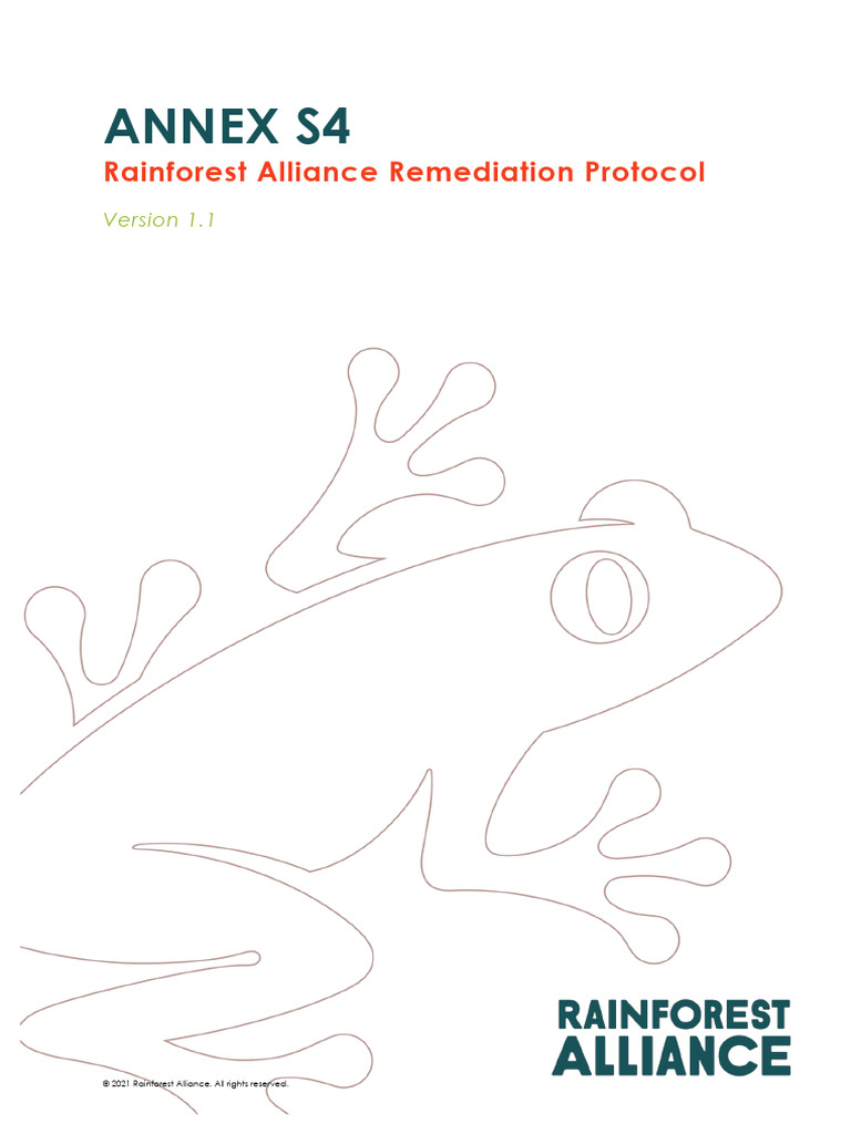 Annex 4 Rainforest Alliance Remediation Protocol | PDF | Audit | Sexual Harassment