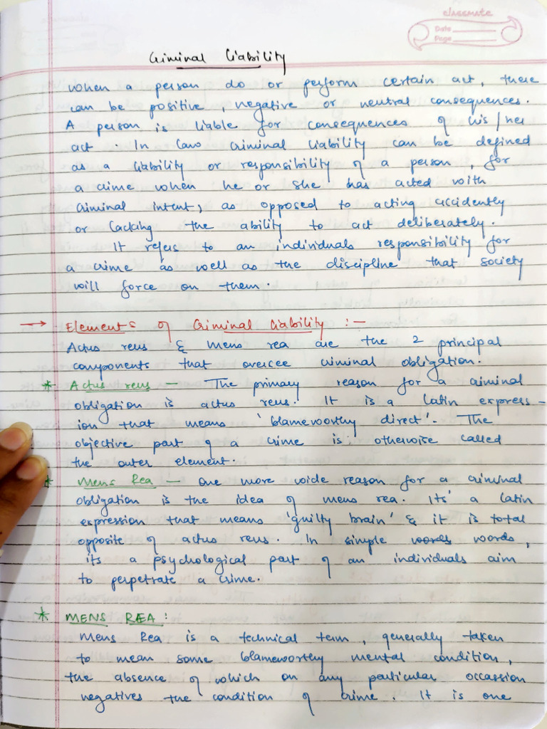1.2 Mens Rea | PDF