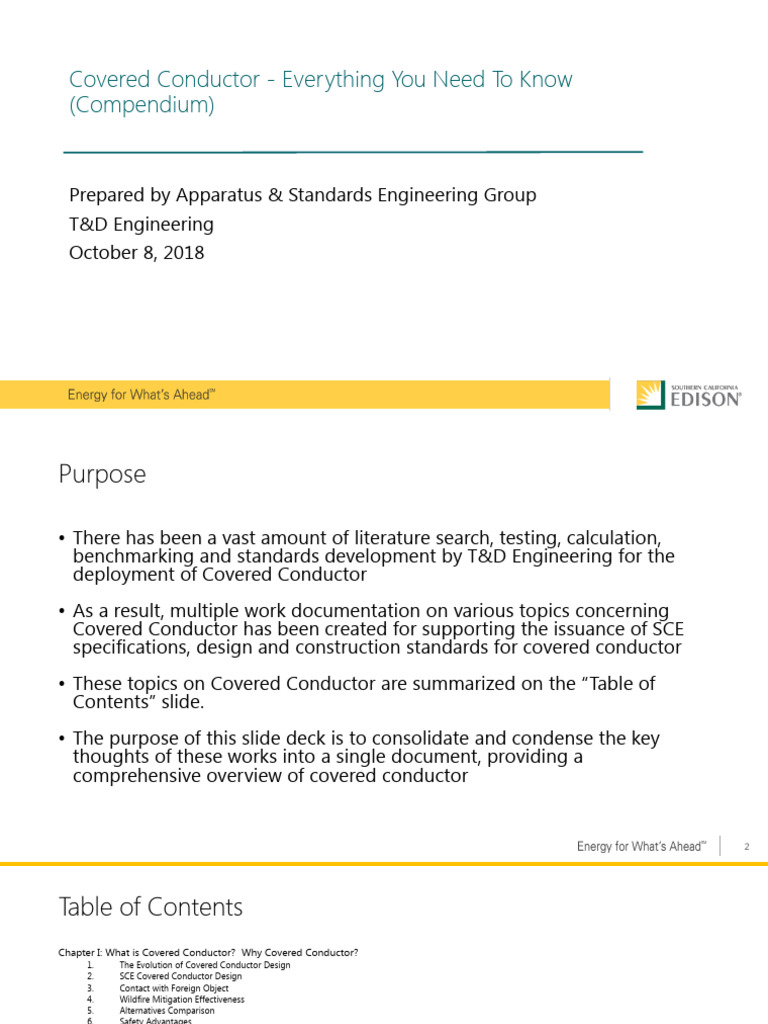 Covered Conductor Compendium Pdf Insulator Electricity