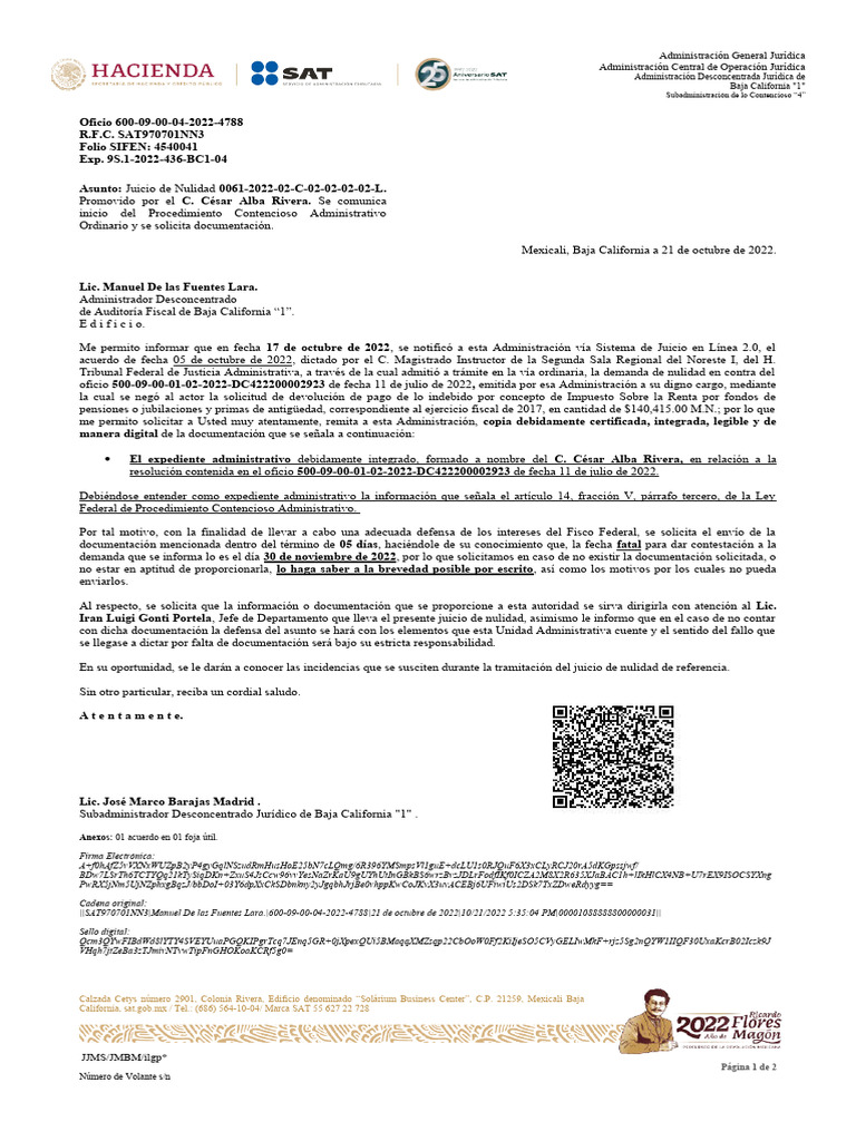 .0061-2022 Cesar Alba Rivera | PDF | Gobierno