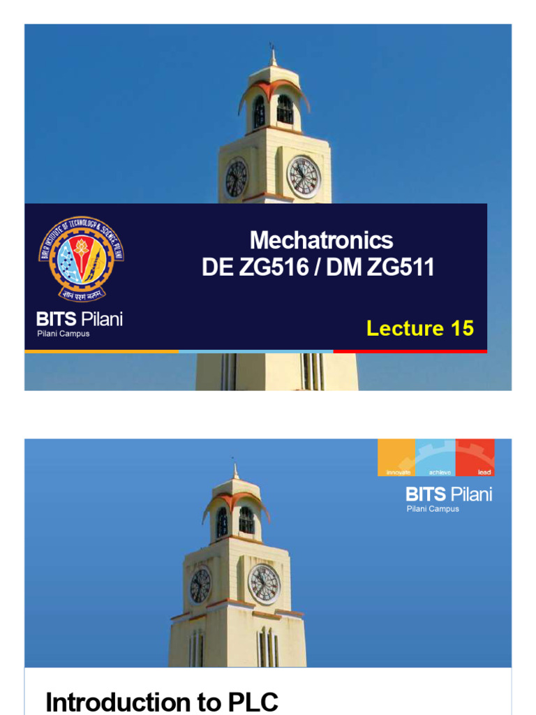 Lecture 15 Slides Pdf Programmable Logic Controller Relay