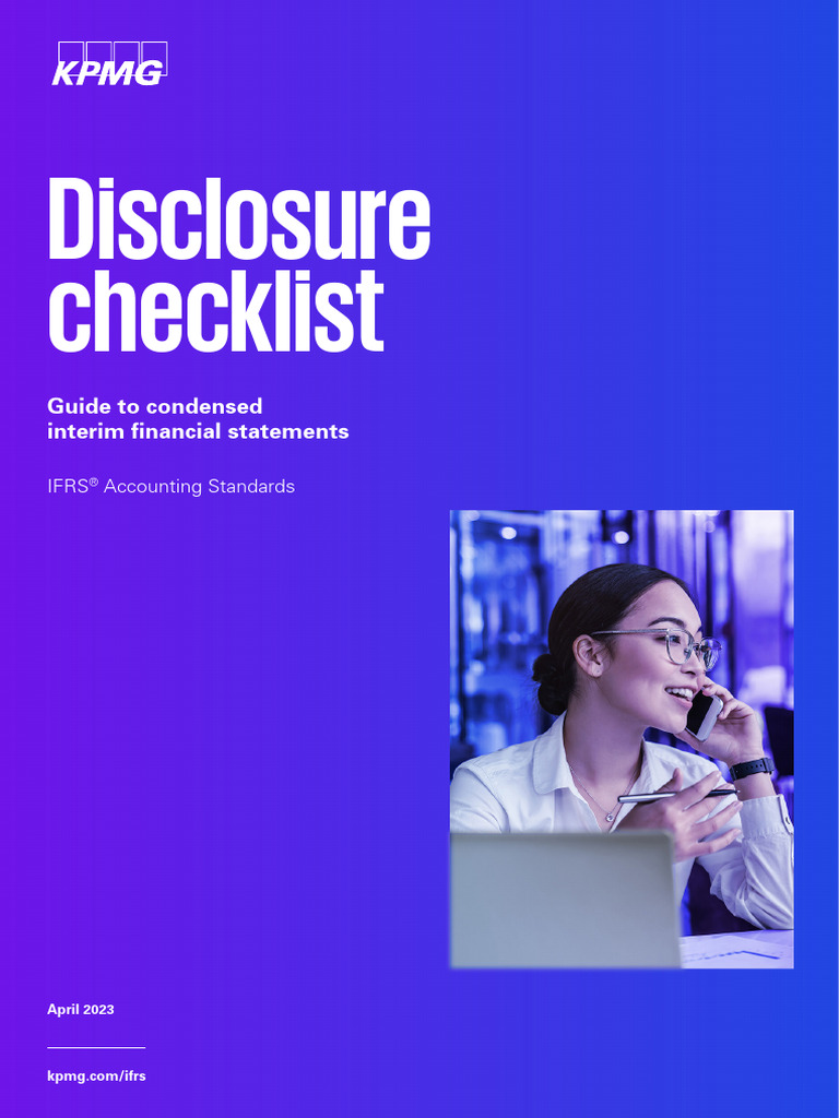Isg 2023 Interim Disclosure Checklist | PDF | International Financial Reporting Standards ...