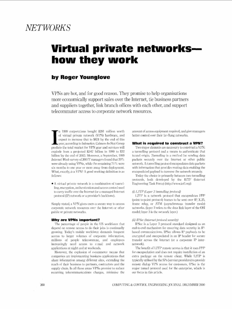 Young Love 2000 | PDF | Virtual Private Network | Computer Network