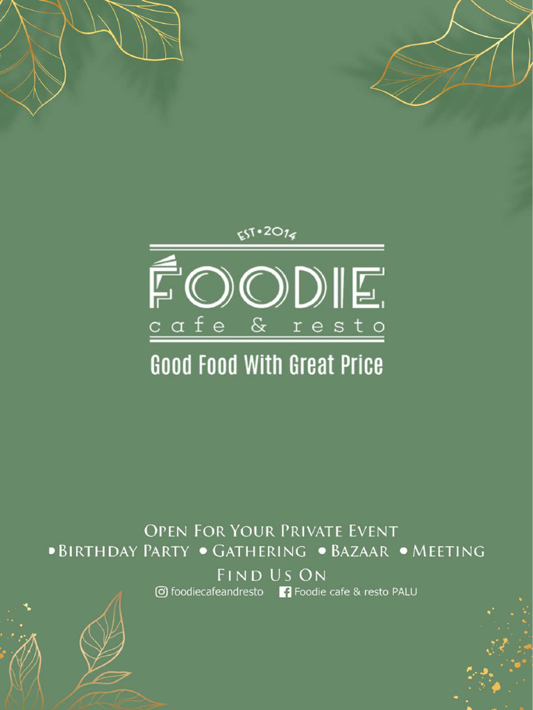 Menu Foodie-4 | PDF