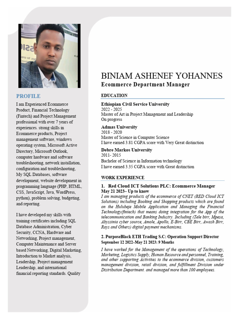 Ecommerce & Fintech Leadership | PDF | E Commerce | My Sql