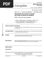 DTU 55.2 Revetements Muraux en Pierre | PDF | Acier inoxydable | Mur