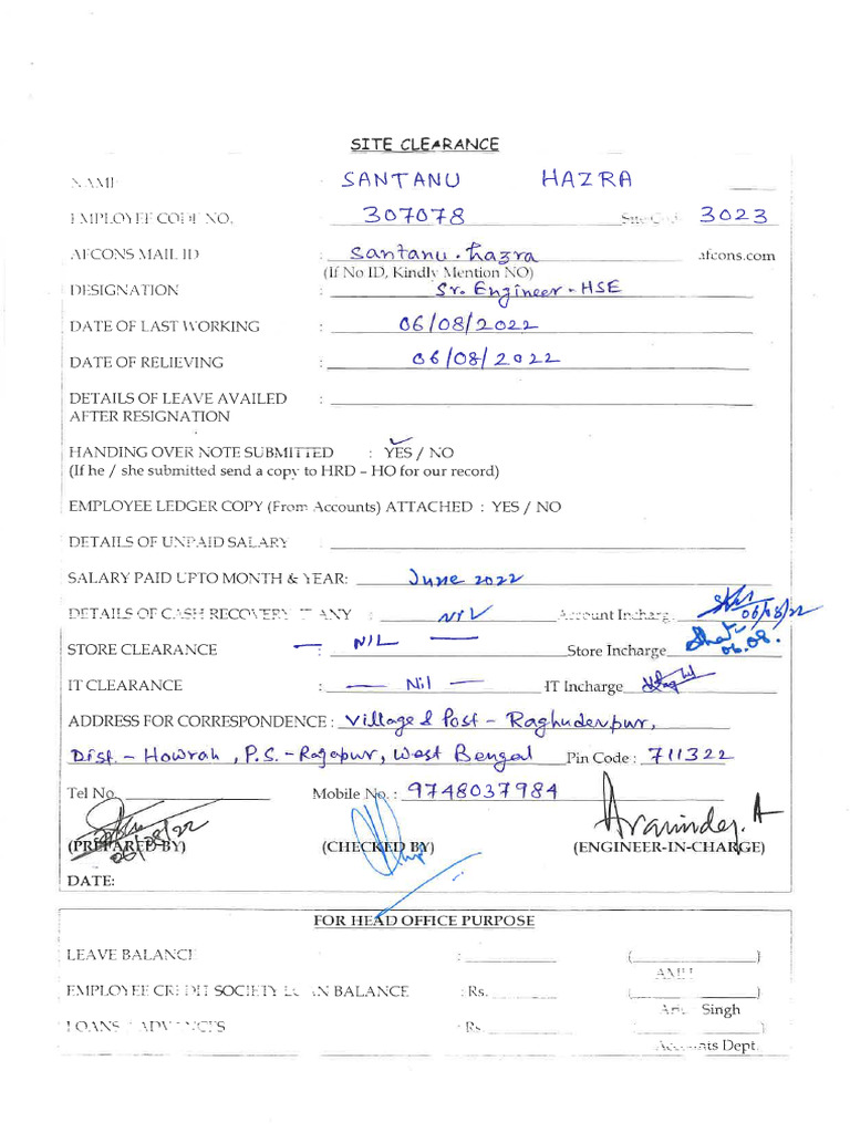 Site Clearance | PDF