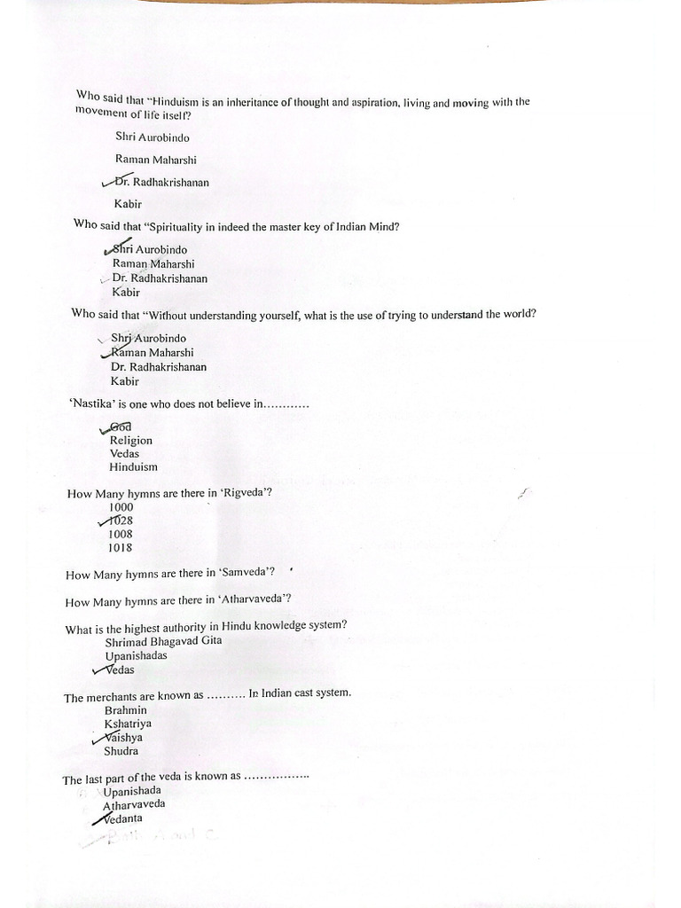 Hs Answers | PDF