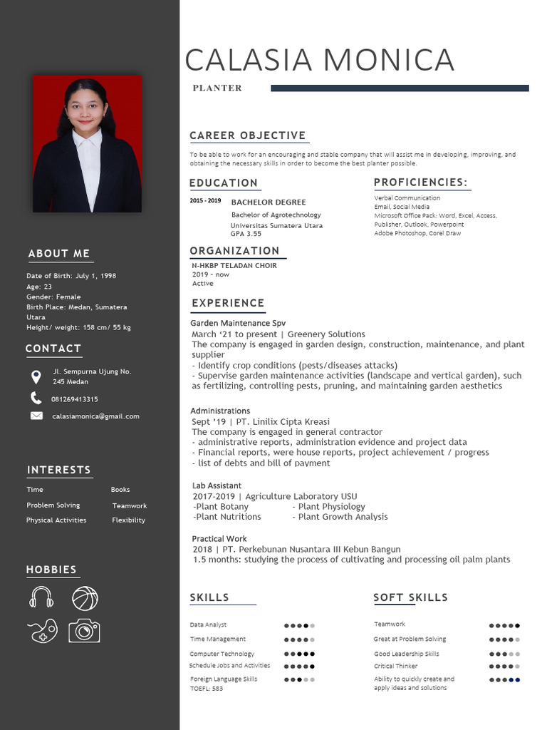 Cv Calasia Monica | PDF