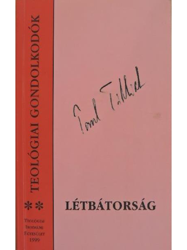 Létbátorság (Paul Tillich) (Z-Library) | PDF Létbátorság (Paul Tillich) (Z-Library) | PDF