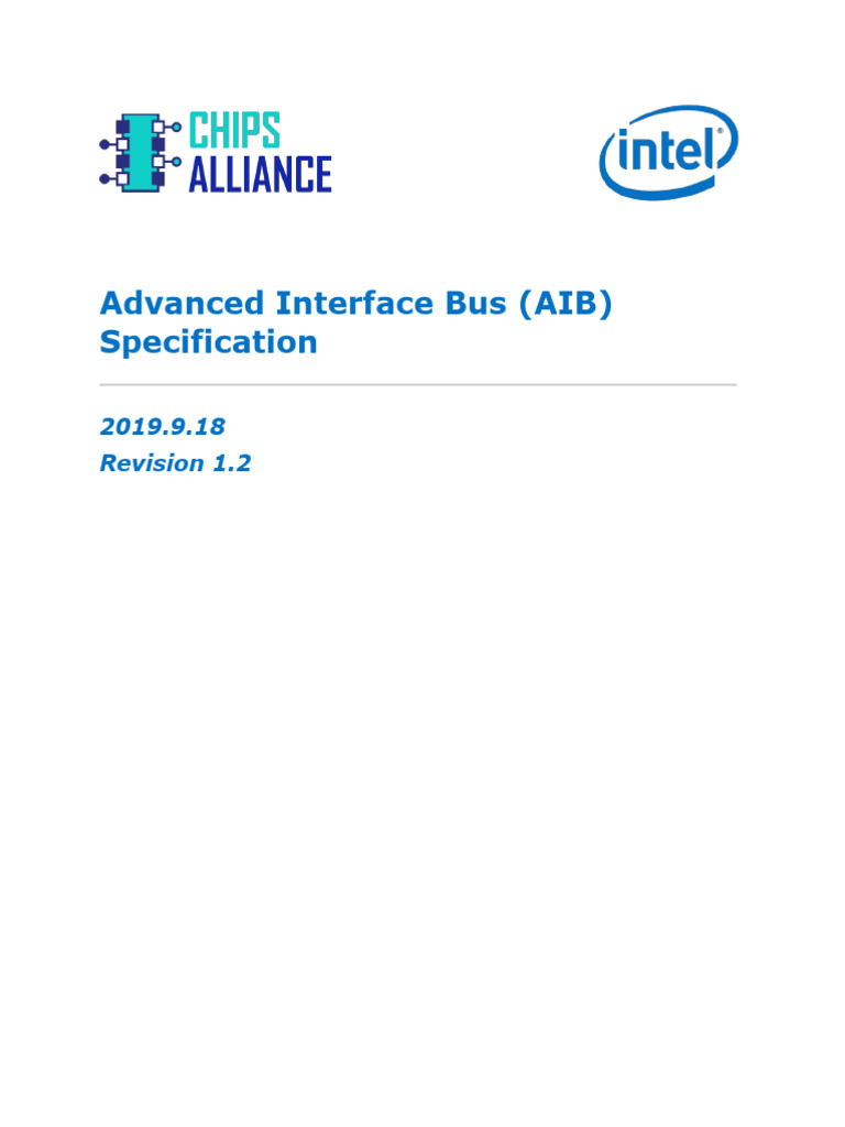 AIB - Specification 1 - 2 | PDF | Osi Model | Computer Engineering