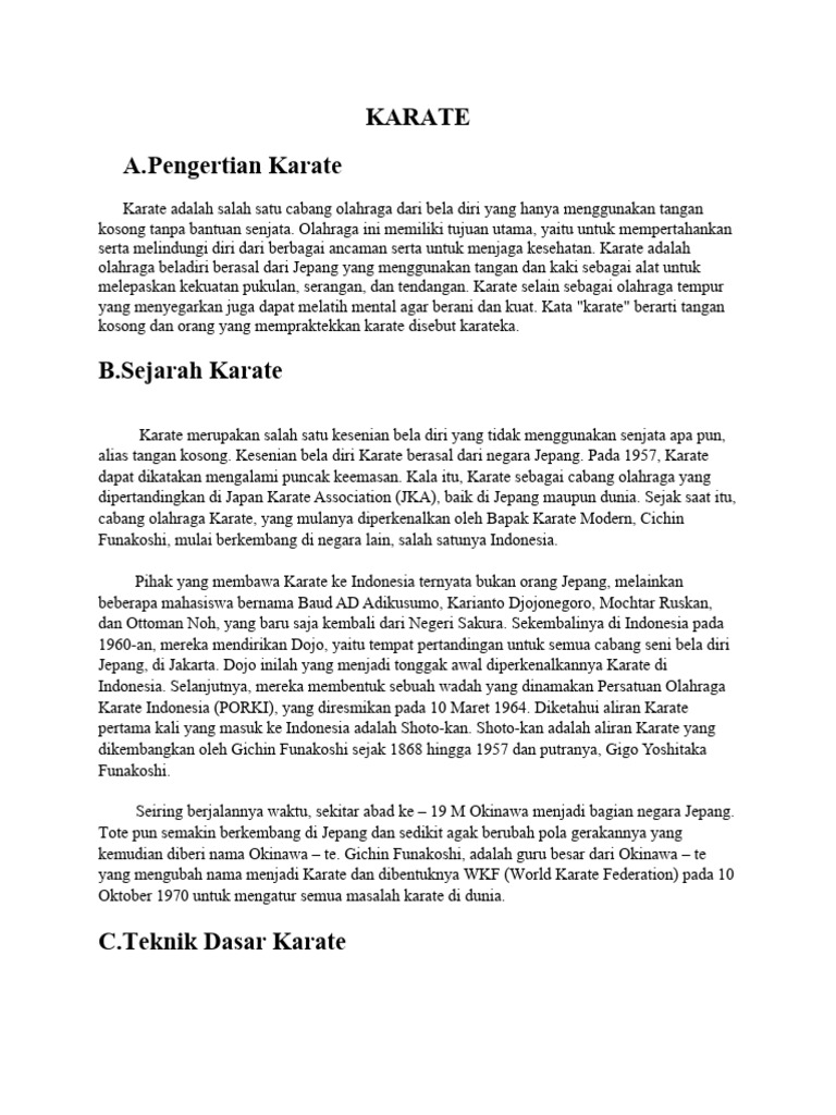 karate | PDF