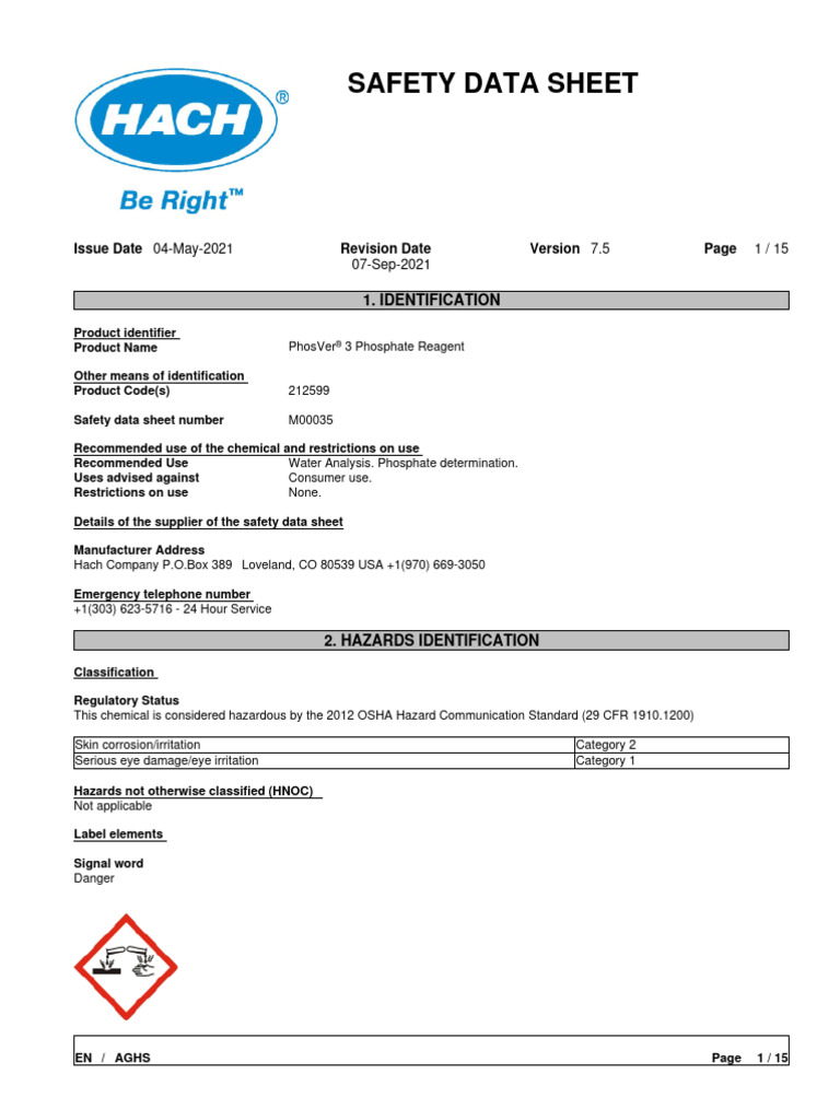 MTR - AGHS - EN - 2021-09-07 12 - 10 - 37 PhosVer3 Phosphate Reagent ...