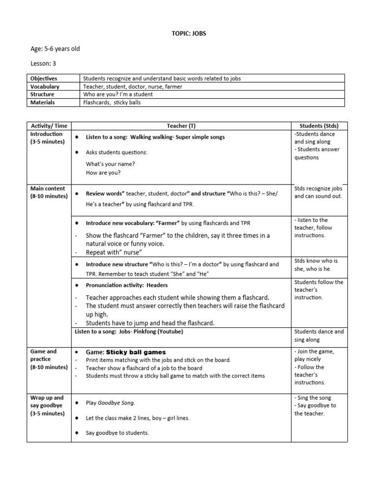 Unit 7 JOBS p2 | PDF | Flashcard | Vocabulary