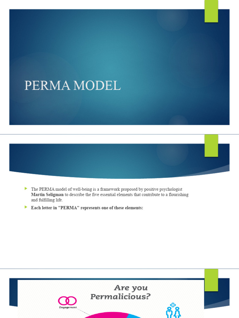 Perma Model | PDF | Flow (Psychology) | Well Being