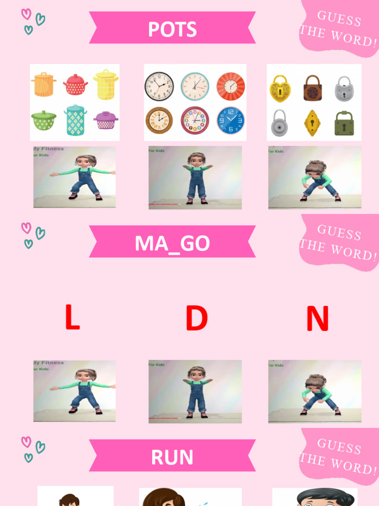 Word Guessing Game Challenges | PDF | Art