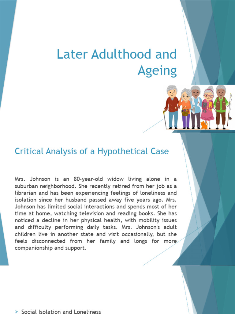 Later Adulthood and Ageing | PDF | Ageing | Retirement