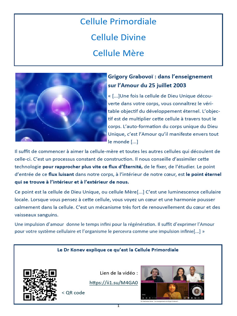 Amour et Cellule Primordiale | PDF | Cellule (Biologie) | Amour