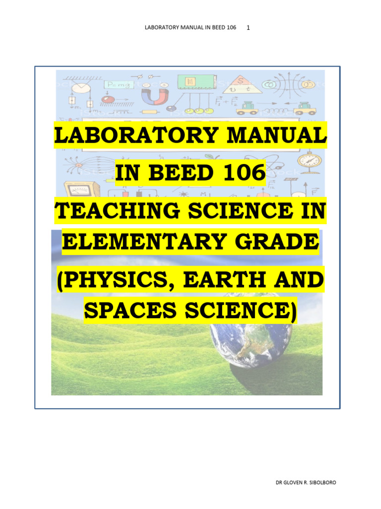 Beed 106 Laboratory Manual Final Physics, Earth and Space Science | PDF | Science | Physics