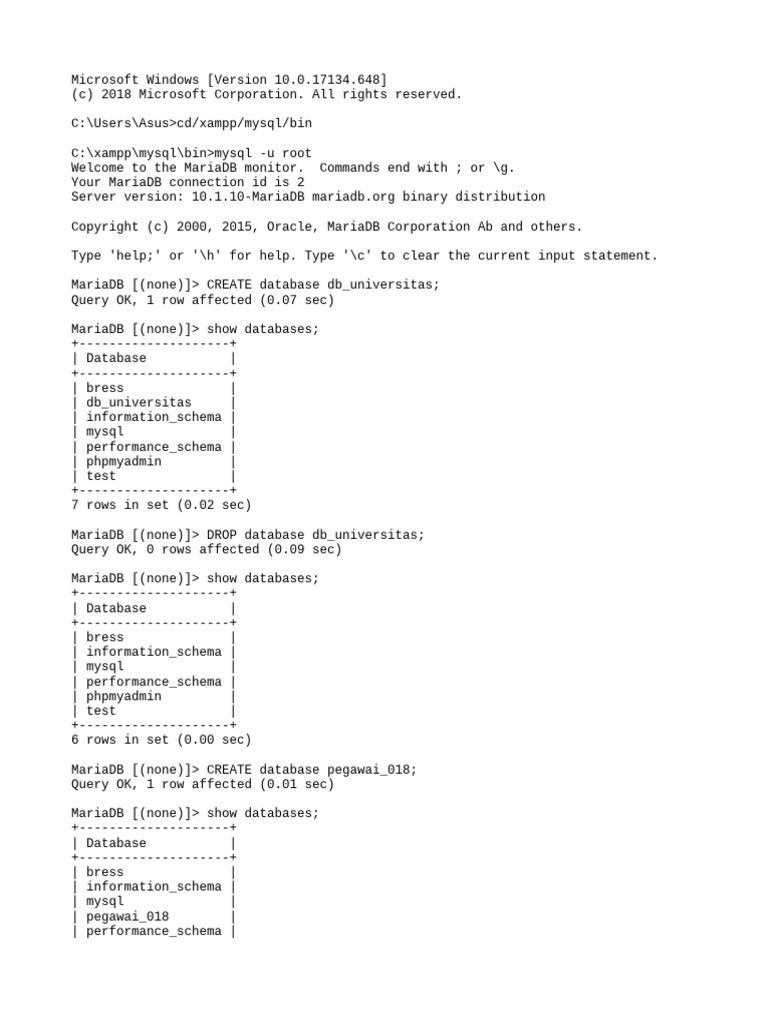 Modul 3 MBD | PDF | My Sql | Databases