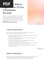 Modul Ajar Narrative XI (KUrikulum Merdeka) | PDF | Karier & Perkembangan