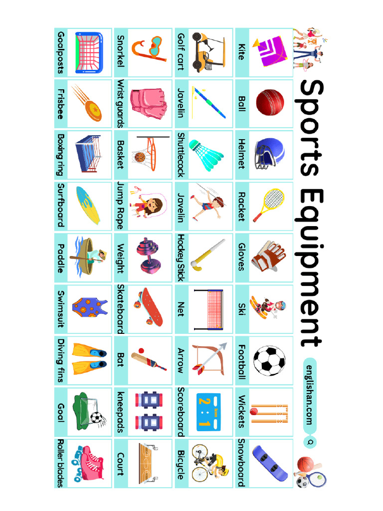 Vocabulary About Sports | PDF