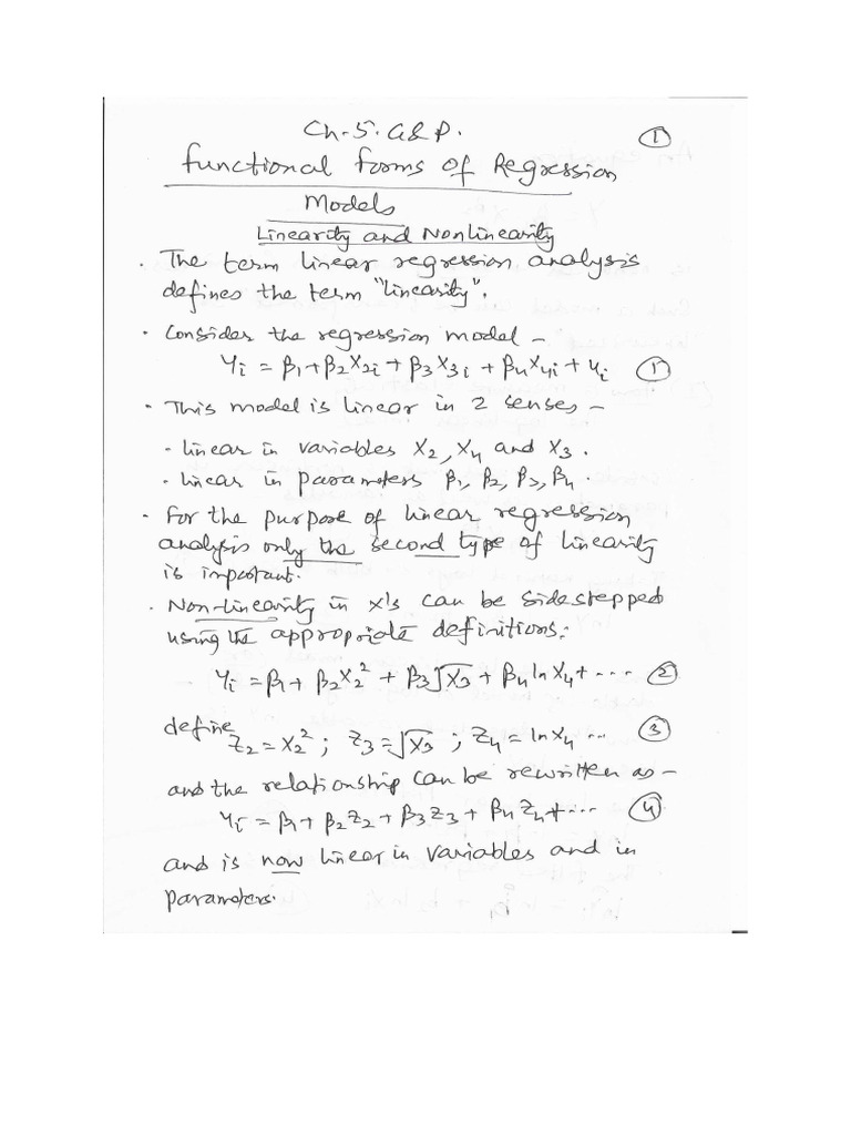 Functional Forms | PDF