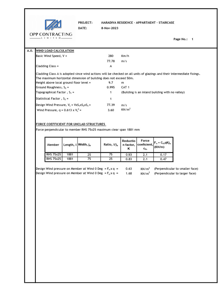 DESIGN NOTES REVISED | PDF | Bending | Stress (Mechanics)