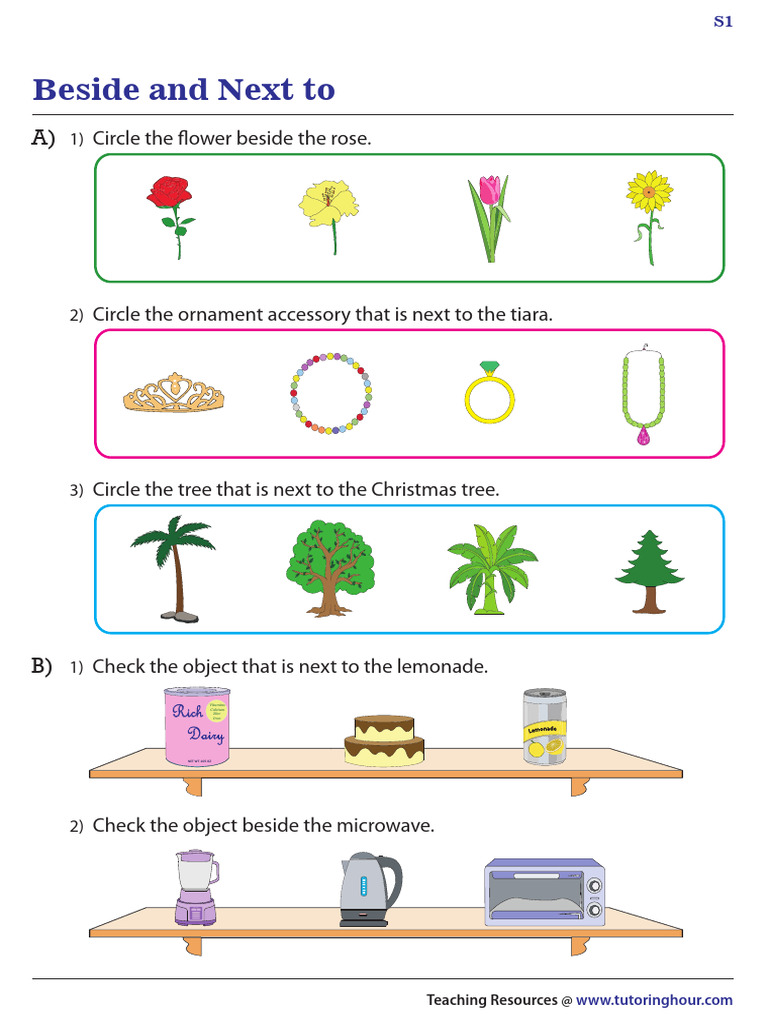 Beside Next To 1 | PDF