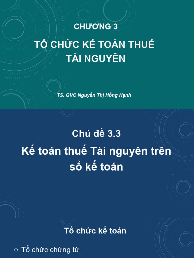 C3.2 - KT THUáº TÃ I NGUYÃŠN | PDF
