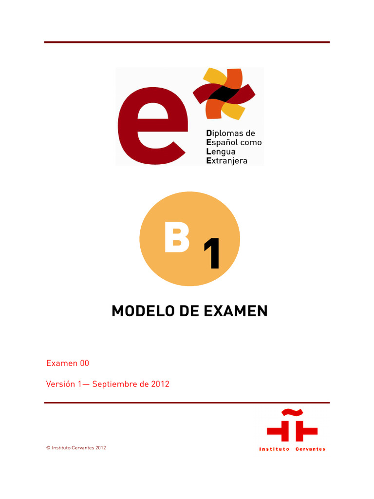 Dele b1 Modelo | PDF | Colombia | Internet