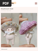Crochet Stuffed Mushroom Toy Pattern | PDF | Crochet | Surgical Suture