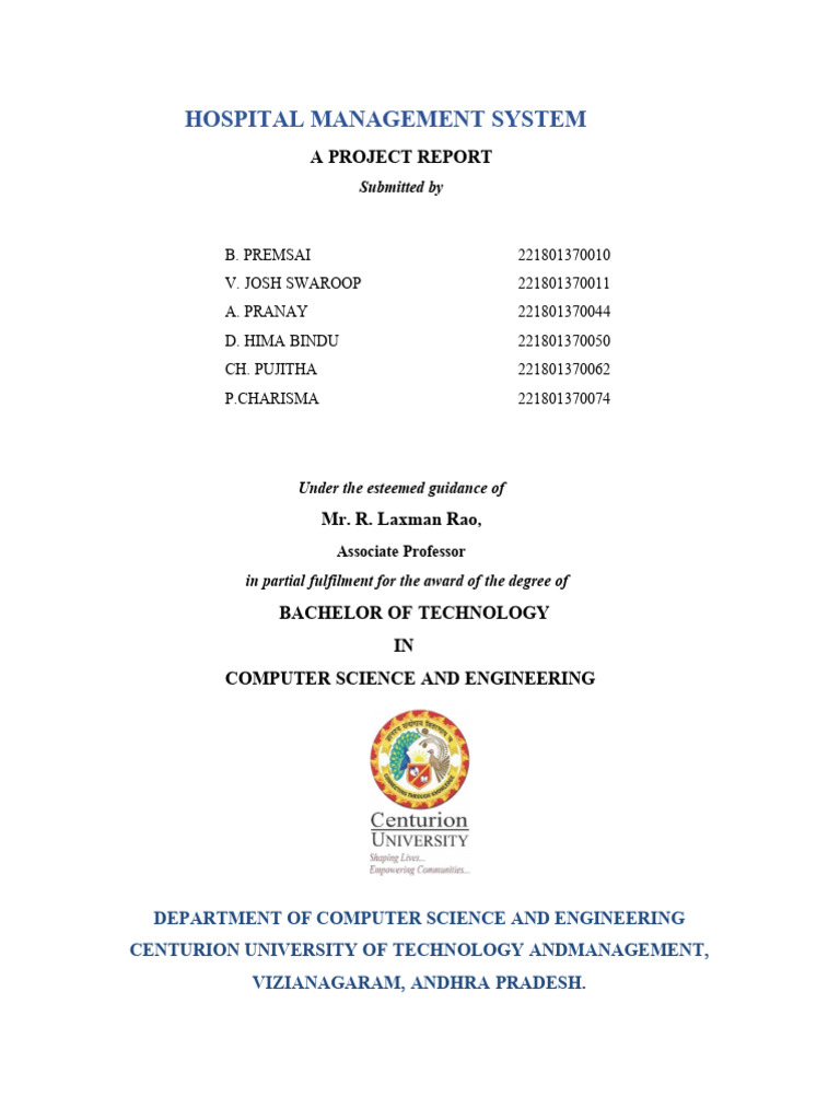 Hospital Management Using Web Programming | PDF | Computing | Information Technology