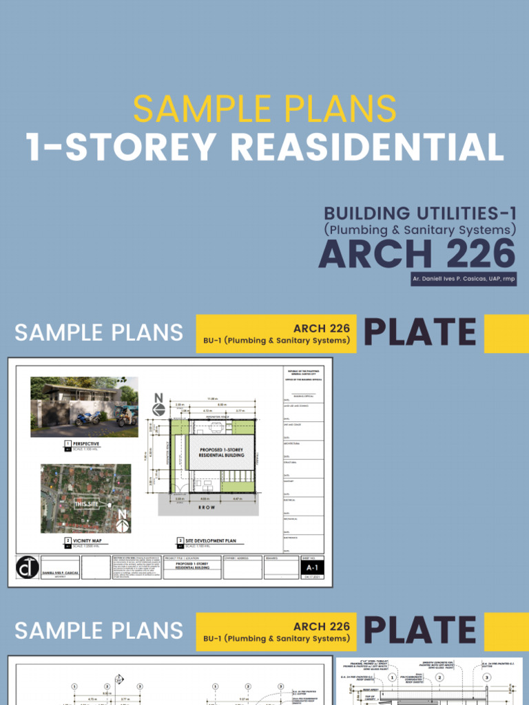Arch 226 Sample Plate 01 | PDF