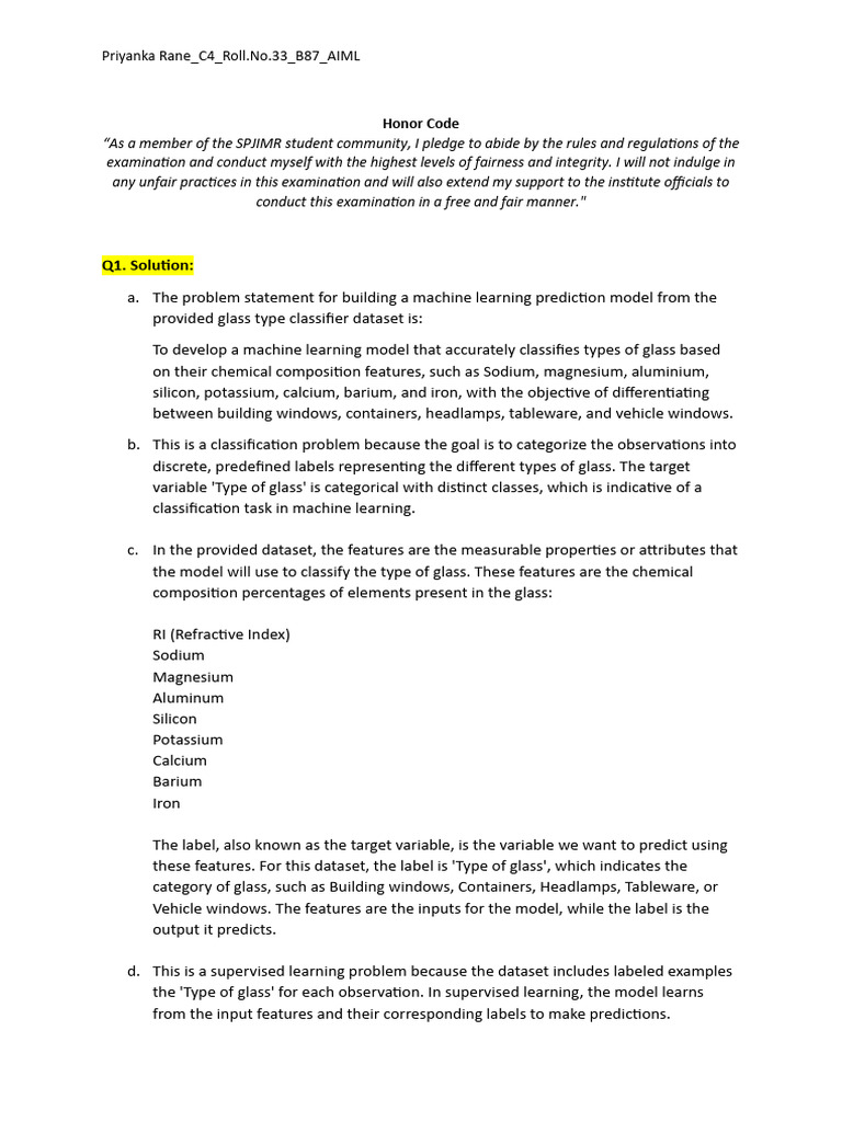 Priyanka Rane - C4 - Roll - No.33 - B87 - AIML | PDF | Deep Learning ...