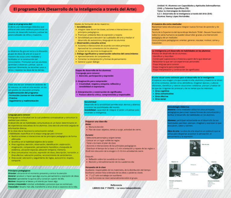El Programa DIA (Desarrollo de La Inteligencia a Través Del Arte) | PDF