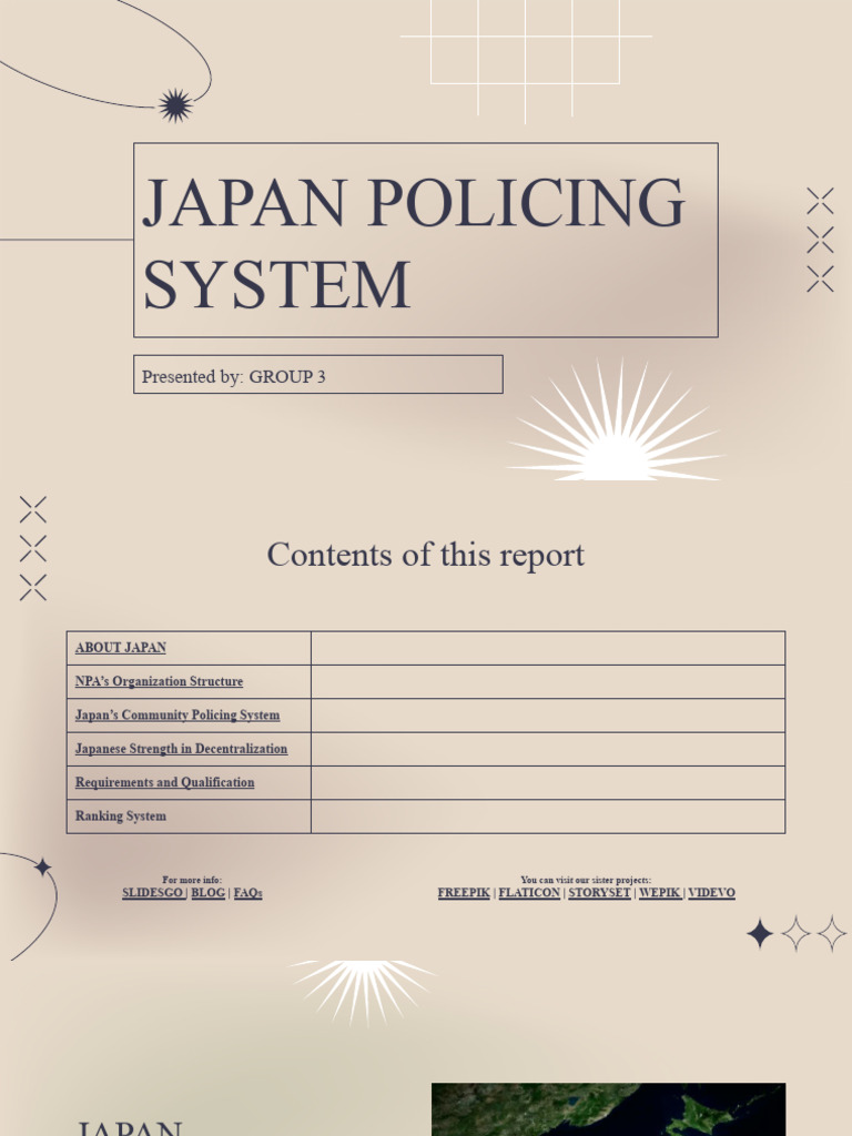 Policing System of Japan | PDF | Police | Crimes
