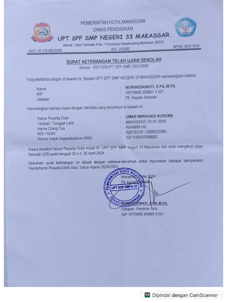 SK Umar Wirahadi | PDF