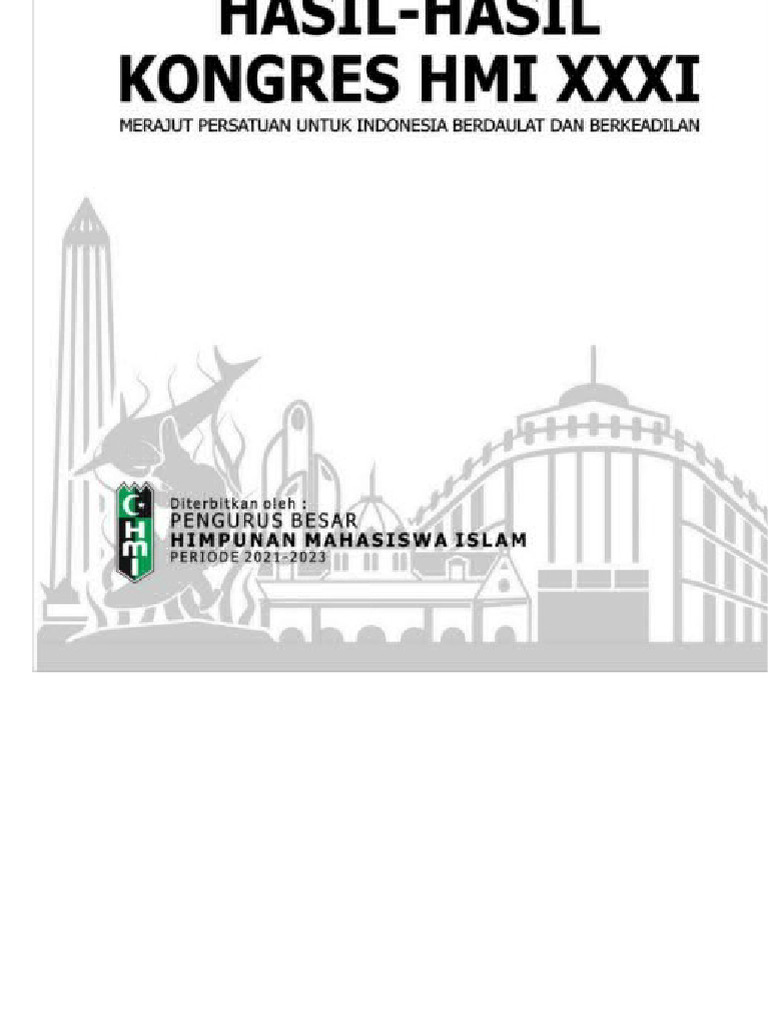 Hasil Hasil Kongres Xxxi Hmi Surabaya | PDF