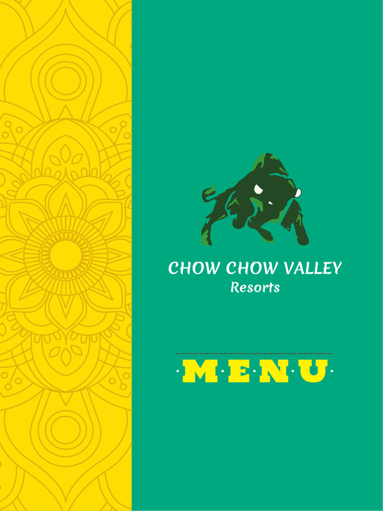 Chow Chow Valley - A4 Size Menu 12-4-2024 Red | PDF