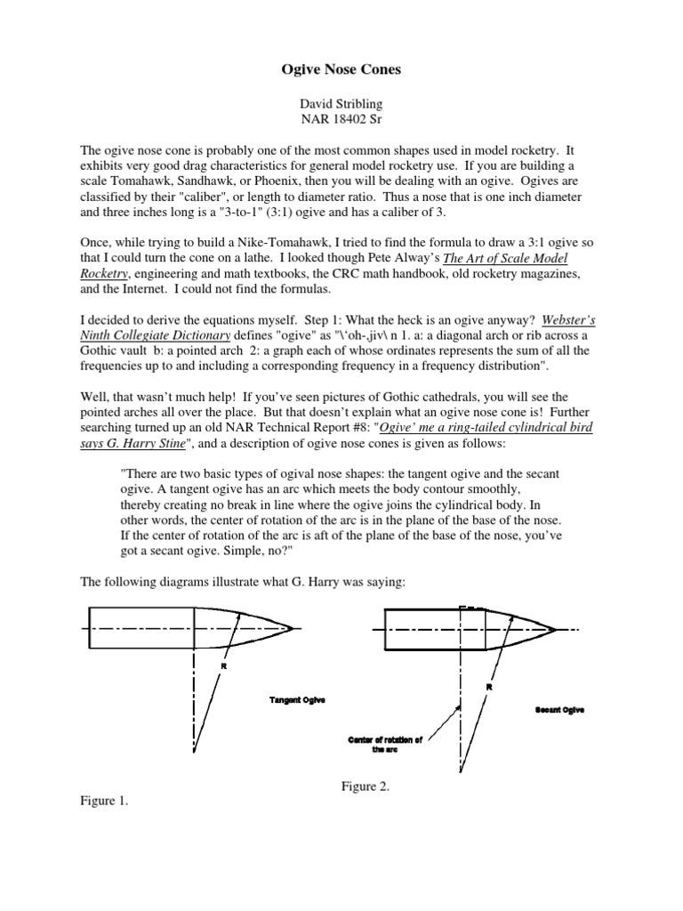 Model Rocket Nose Cone Guide | PDF | Teaching Methods & Materials