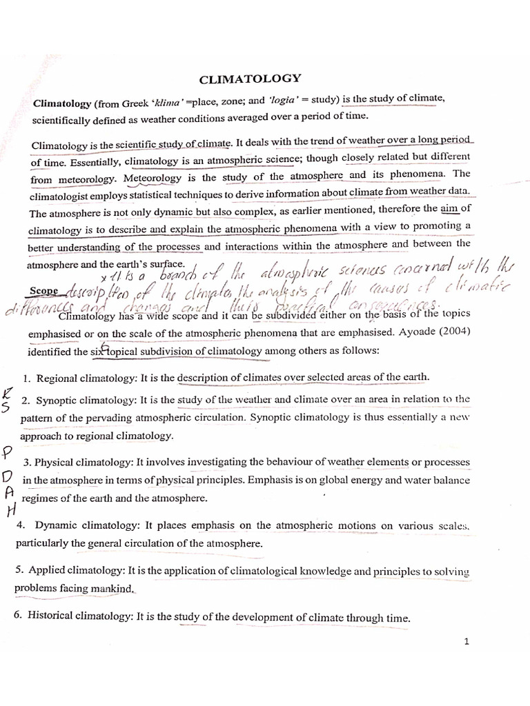 Climatology | PDF | Climatology | Precipitation