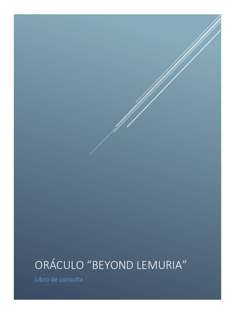 Guia Oraculo-Beyond-Lemuria-Español | PDF | Amor | Tierra