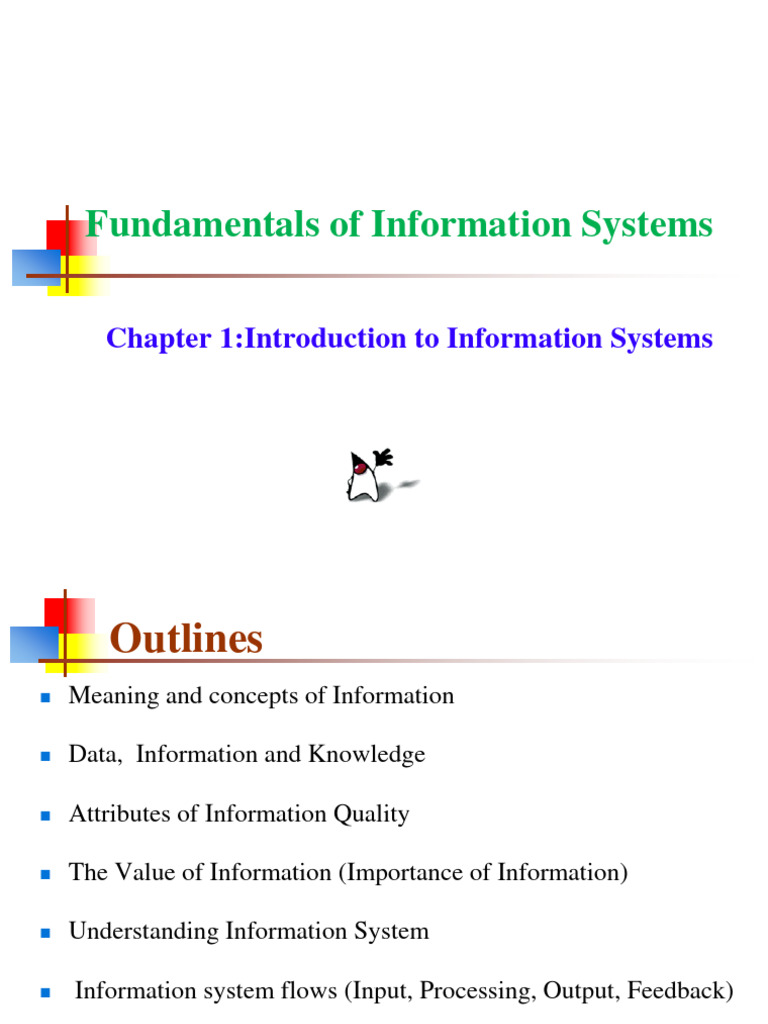 Chapter 1 | PDF | Information | System